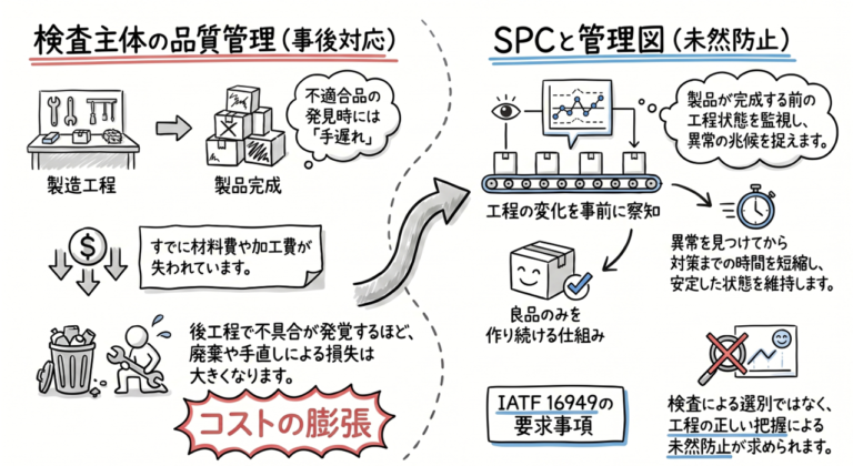 SPC（統計的工程管理）とは？｜SQCとの違いや管理図のルールなど解説｜FMEAソフトウェア｜IATF 16949対応ツールによるソリューション提案